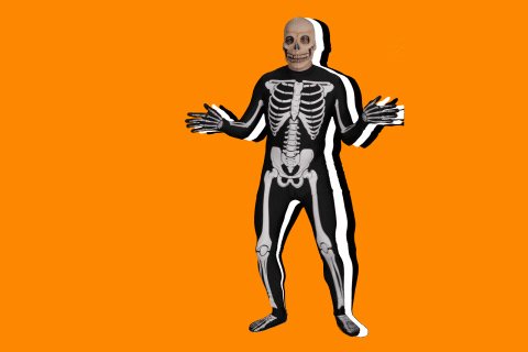 These Spooky Skeleton GIFs Will Make You Laugh by Reaction GIFs | GIPHY