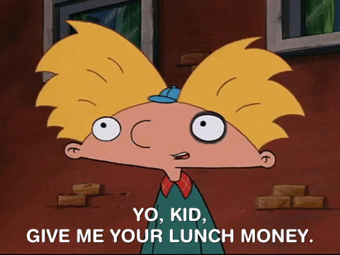 Give-me-your-lunch-money GIFs - Get the best GIF on GIPHY