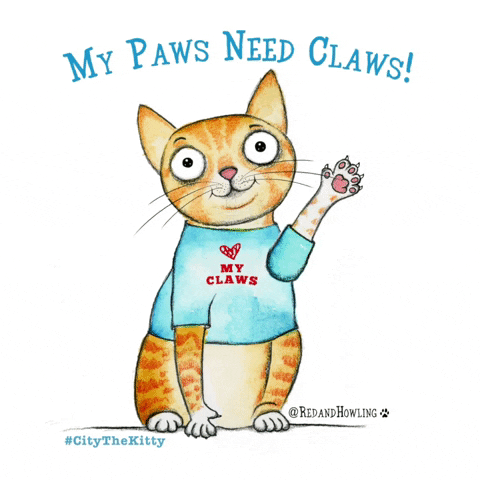 Kitty Paw Hi GIFs - Get the best GIF on GIPHY