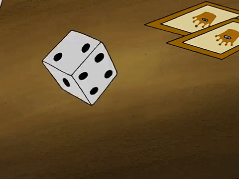 Animated Rolling Dice Gif
