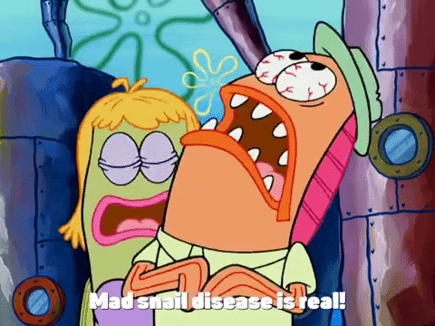 Spongebob Mad Snail Disease