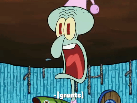 Squidward Mad World Gif
