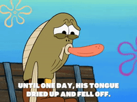 Spongebob Tongue Gif