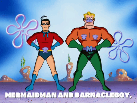 Season 8 Mermaid Man Begins GIF by SpongeBob SquarePants - Find & Share ...