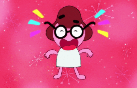 Excited Libbie Hyman GIF by GIPHY Studios Originals - Find & Share on GIPHY