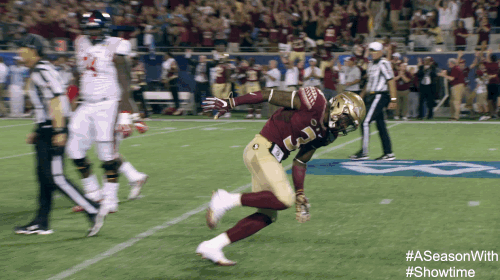 Florida State Football GIF by SHOWTIME Sports - Find & Share on GIPHY
