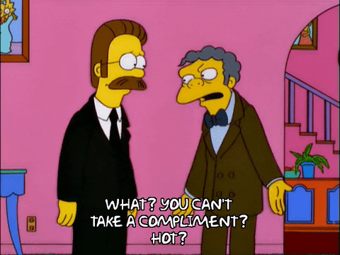 Taking-compliments GIFs - Get the best GIF on GIPHY