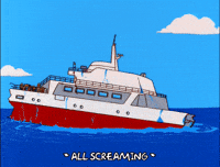 Animated Sinking Boat