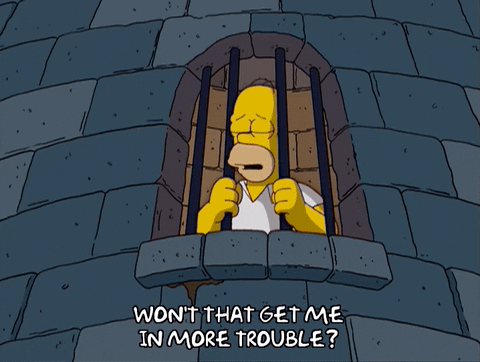 Homer Simpson Castle GIF - Find & Share on GIPHY