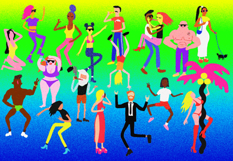 Animated People Dancing Gif