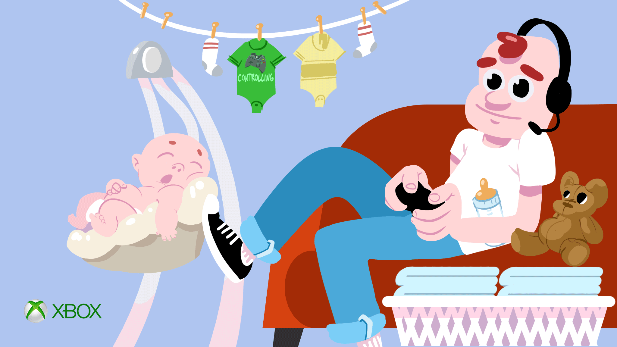 Babysitting Xbox One GIF by Xbox - Find & Share on GIPHY