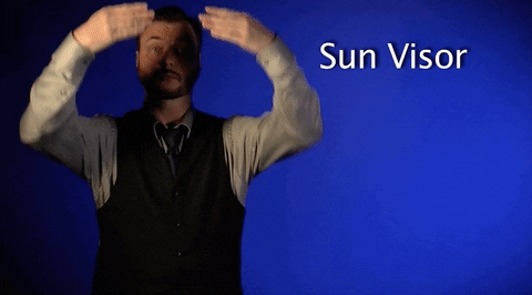 Sun-visor GIFs - Get the best GIF on GIPHY