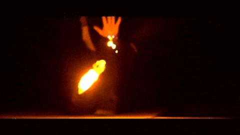 Fire In Hand Gif