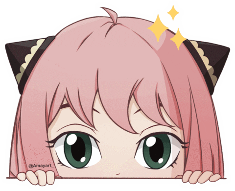 Blush Anya Sticker for iOS & Android | GIPHY