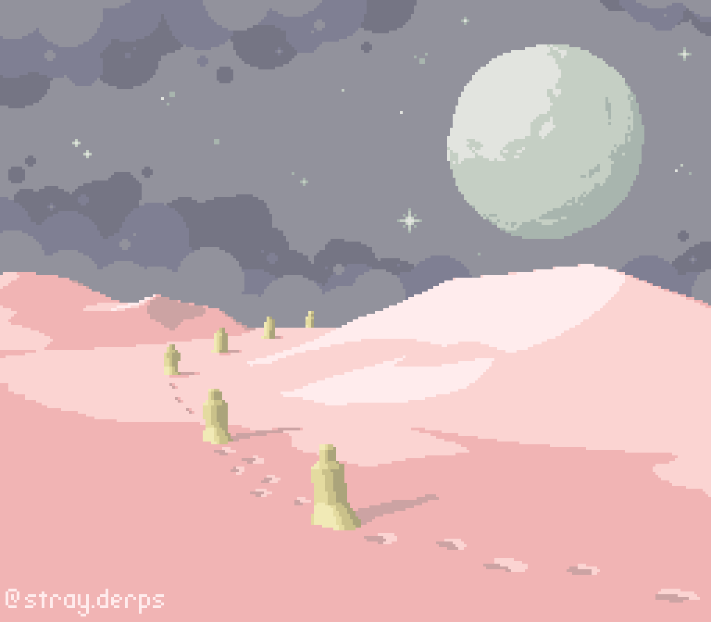 Full Moon Pink GIF by stray.derps - Find & Share on GIPHY