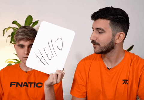 Sport Hello GIF by Fnatic - Find & Share on GIPHY