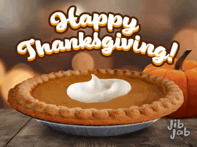 Pumpkin Pie Thanks GIF by Jennifer Accomando - Find & Share on GIPHY