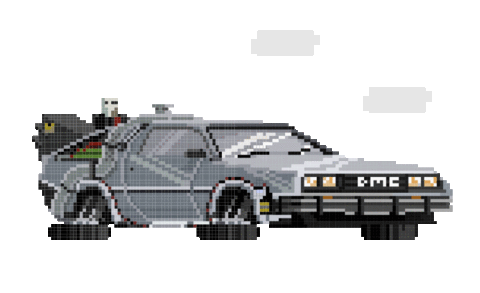 Back To The Future Delorean Gif