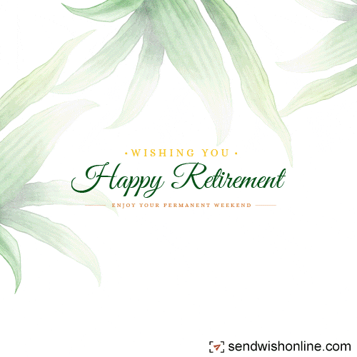 Happy Holidays Retirement GIF by sendwishonline.com - Find & Share on GIPHY