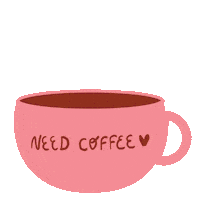 First Coffee Sticker by strawberrystyle for iOS & Android | GIPHY