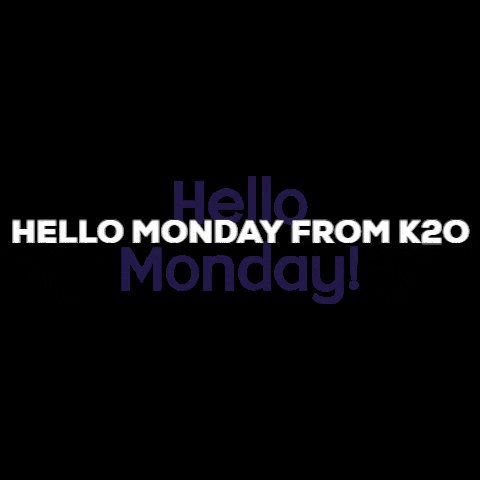 Hello Monday GIF by We Are K2o - Find & Share on GIPHY