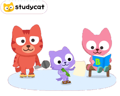 Studycat language learning for kids GIFs on GIPHY - Be Animated