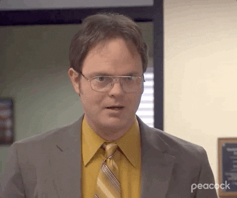 Question Dwight Gif