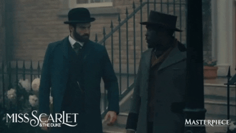 Greetings Duke GIF by MASTERPIECE | PBS - Find & Share on GIPHY