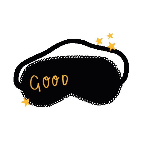 Sleepingmask Sticker by Stine Greve for iOS & Android | GIPHY