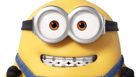 Wave Hello Sticker by Minions for iOS & Android | GIPHY