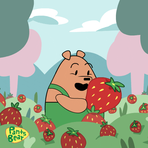 Picked-a-strawberry GIFs - Get the best GIF on GIPHY
