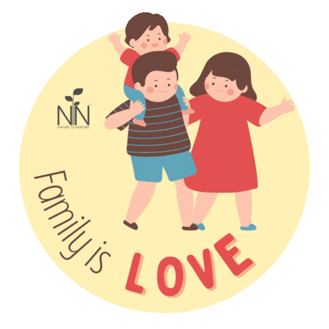 Family Love Sticker by Nature to Nurture for iOS & Android | GIPHY