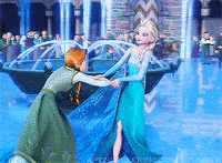 Frozen Anna Freezes Gif