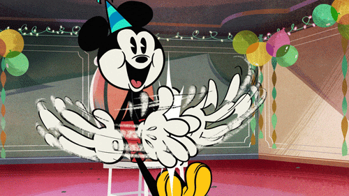 Excited Birthday Party GIF by Mickey Mouse - Find & Share on GIPHY