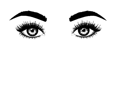 Beauty Eyelashes Sticker by Lækker for iOS & Android | GIPHY