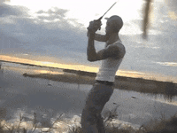 Reeling In A Fish Gif