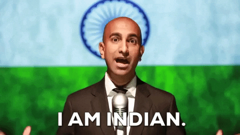I Am Indian Rajiv Satyal GIF by Funny Indian - Find & Share on GIPHY