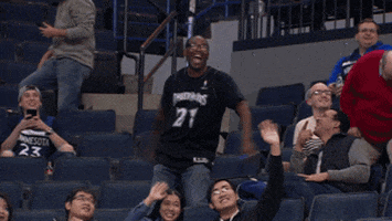 Minnesota Timberwolves Dancing GIF by NBA - Find & Share on GIPHY