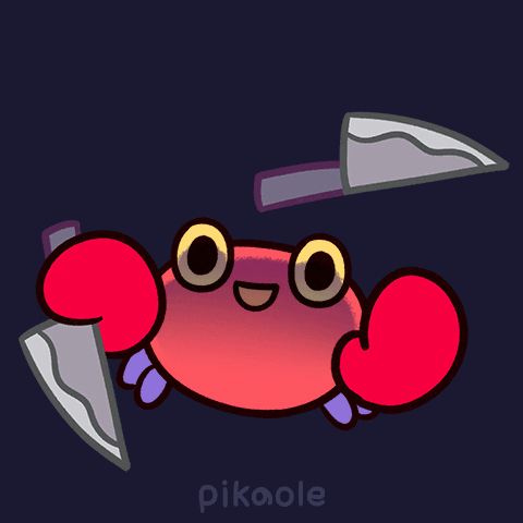 Crabby crab by pikaole | GIPHY