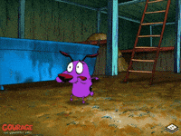 Courage The Cowardly Dog Screaming Gif