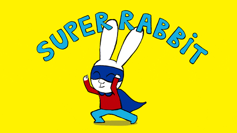 Excited Super Hero GIF by Simon Super Rabbit - Find & Share on GIPHY