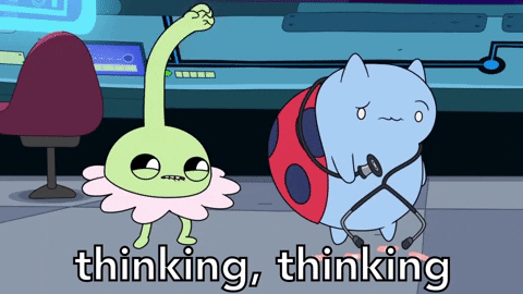 Thinking Think GIF by Cartoon Hangover - Find & Share on GIPHY