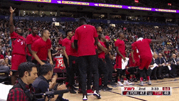 Toronto Raptors Reaction GIF by NBA - Find & Share on GIPHY
