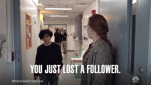 Lost A Follower GIFs - Get the best GIF on GIPHY