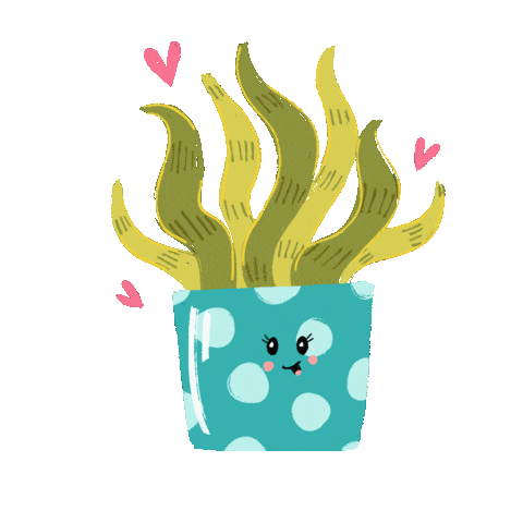 Happy Flower Pot Sticker for iOS & Android | GIPHY