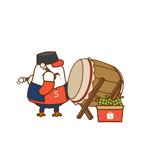 Idulfitri Bedug Sticker by Shopee Indonesia for iOS & Android | GIPHY