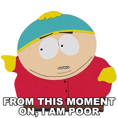 Im Poor Eric Cartman Sticker by South Park for iOS & Android | GIPHY