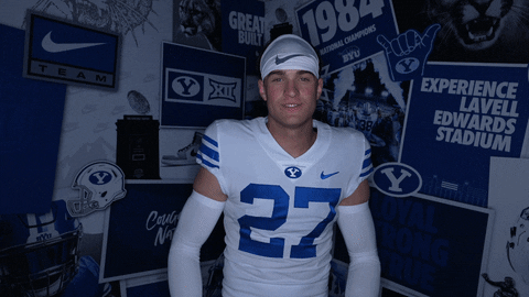 Byu Football Go Cougs GIF by BYU Cougars - Find & Share on GIPHY