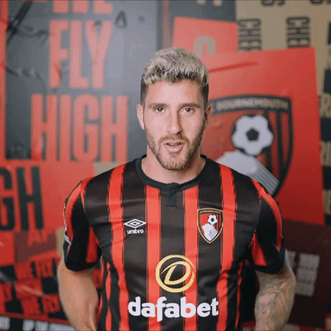 Player reactions by AFC Bournemouth | GIPHY
