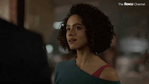 Nathalie Emmanuel GIF by The Roku Channel - Find & Share on GIPHY